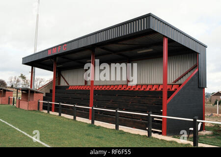 The main stand at Needham Market FC Football Ground, Bloomfields ...
