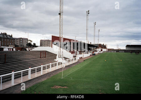 General view of Arbroath FC Football Ground, Gayfield Park, Arbroath ...
