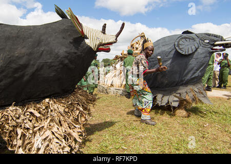 Gule Wamkulu ceremony in Malawi Stock Photo - Alamy