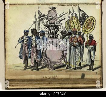 Sinhalese soldiers in the service of the VOC and envoys of the King of ...