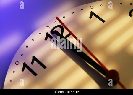 DEU Germany Clock clock face Watch hand Stock Photo - Alamy