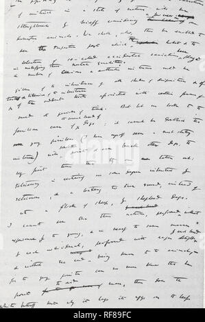 On the Origin of Species manuscript page. This page was hand-written by ...