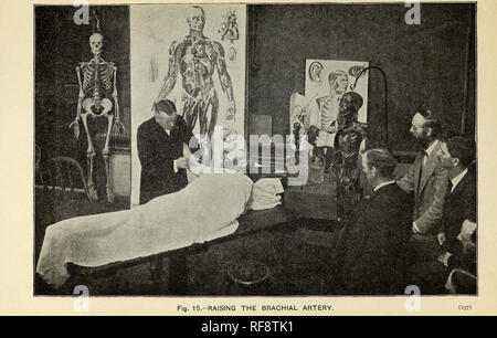 Vintage victorian photograph of medical scientists and doctors studying ...
