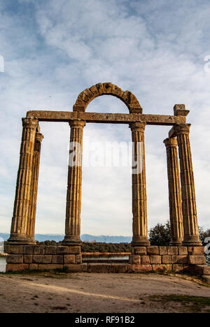Roman Temple Ruin, Augustobriga, Spain Stock Photo - Alamy