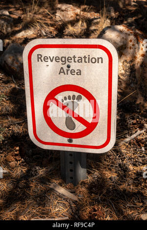 Revegetation area in the Grand Canyon Stock Photo - Alamy