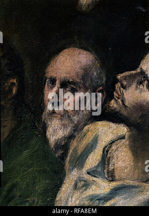 This self-portrait detail of El Greco, one of the foremost painters of ...
