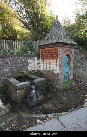 Fulking spring Fulking West Sussex England UK Stock Photo - Alamy
