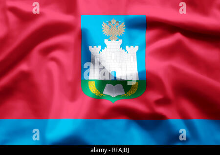 Oryol stylish waving and closeup flag illustration. Perfect for ...