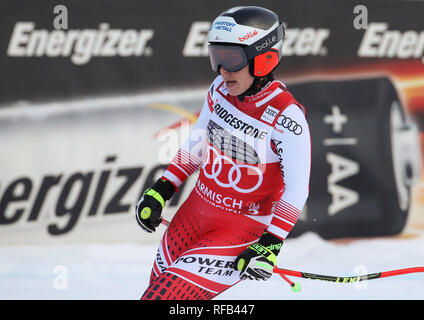 Garmisch Partenkirchen, Germany. 25th Jan, 2019. Alpine skiing, World ...