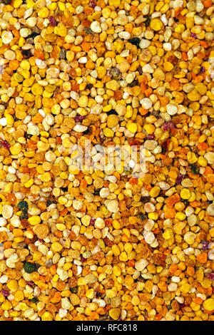 Big bunch of bee pollen granules texture Stock Photo - Alamy