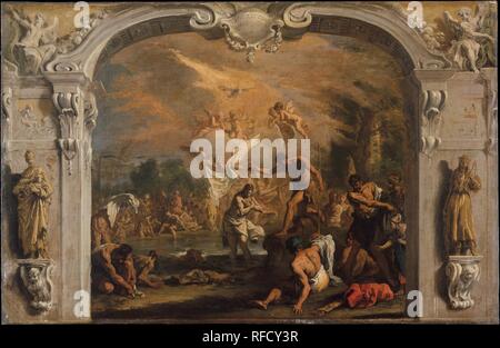 The Baptism of Christ, Sebastiano Ricci, ca. 1713–14 Stock Photo - Alamy