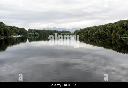 Manapouri Hydro Power Station at Manapouri Lake, New Zealand, South ...