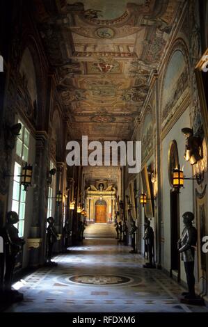 MALTA, VALLETTA, PALACES OF THE KNIGHTS, INTERIOR, HALLWAY (MUSEUM ...