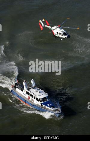 DEU, Germany : Police helicopter squad. BK117C1 Helicopter. Cologne ...