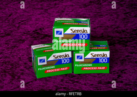 Fuji Fujichrome Sensia ISO 100 Process Paid 35mm or 135 Format Colour ...