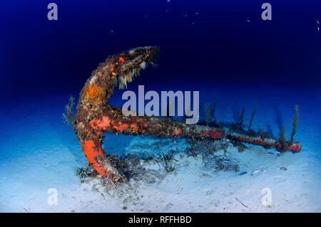 Anchor of MV Rozi Wreck in Malta Stock Photo - Alamy
