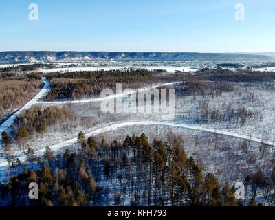 Mohe, Mohe, China. 26th Jan, 2019. Mohe, CHINA-Winter scenery of ...