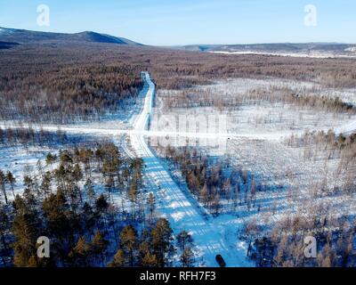 Mohe, Mohe, China. 26th Jan, 2019. Mohe, CHINA-Winter scenery of ...