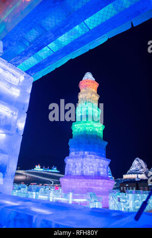 Harbin, Harbin, China. 26th Jan, 2019. Harbin, CHINA-Ice sculptures at ...