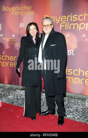 Michael Brandner and Karin Brandner attend the Bavarian Film Awards ...