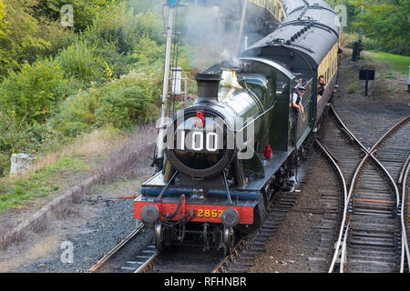 Great Western Railway 2857 Churchward 2800 Class heavy goods locomotive ...