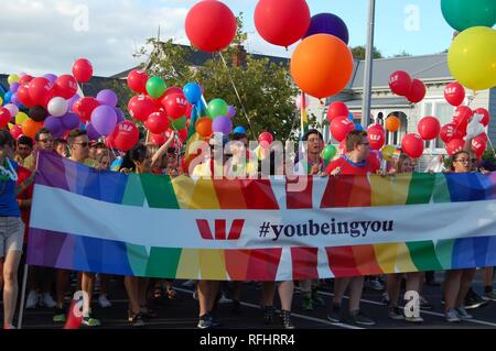 Auckland pride parade 2016 9 Stock Photo - Alamy