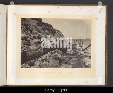 Exterior View of Fort Sumpter, 1860s Stock Photo - Alamy