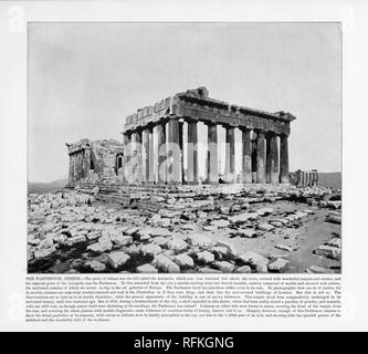 Athens. The Parthenon. 1900, Greece, Athens Stock Photo - Alamy