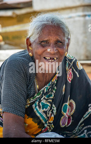Hindu old lady at Madras Chennai ; Tamil Nadu ; India MR#777A Stock ...