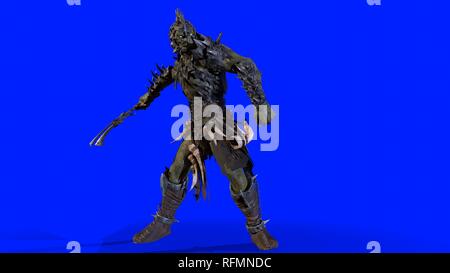 ferocious orc fighter Stock Photo - Alamy