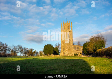 St. Peter`s Church, Lowick, Northamptonshire, England, UK Stock Photo ...