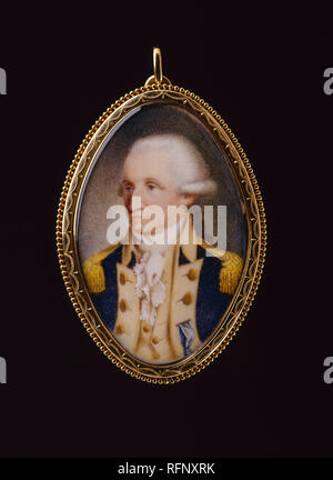George Washington, portrait on a white background Stock Photo - Alamy