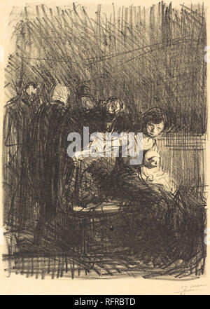 Jean-Louis Forain, Recess of the Hearing, French, 1852 - 1931, 1914 ...