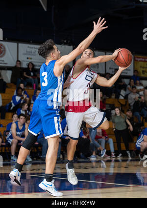 Boys basketball action with Central Valley vs. University Prep High ...