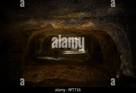 Exploring The Ruins of St. Paul`s Catacombs in Malta Stock Photo - Alamy