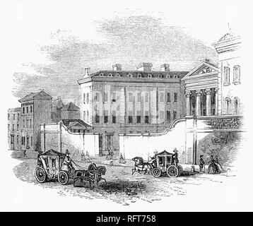 Old Admiralty, Ripley building, London, 1835. Designed by Thomas Ripley ...