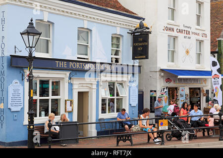 Old buildings in Poole Quay. Poole was one of England's foremost ...