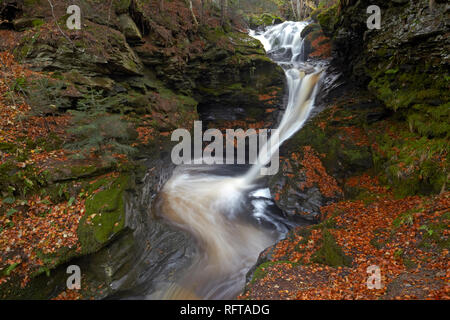 Falls of Acharn Acharn Perthshire Scotland Stock Photo - Alamy
