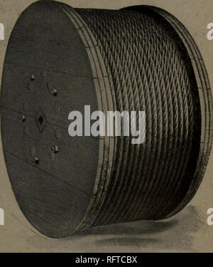 A wire rope sling on a ship winch roll Stock Photo - Alamy