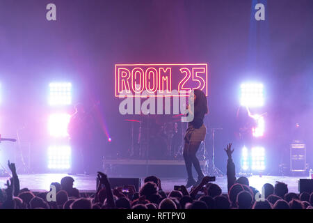 Madison, Wisconsin, USA. 26th Jan, 2019. Rapper NONAME (FATIMAH NYEEMA ...
