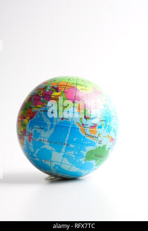 Concept of global communication and networking with world map ov Stock ...