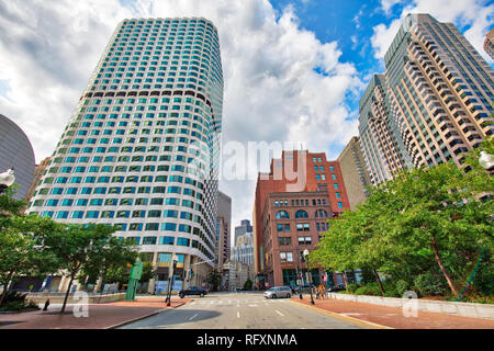 Boston, MA. Office skyscraper , Exchange Place, 53 State Street, with ...