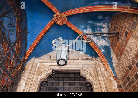 Red brick vault. Ceiling. Architectural Texture. Brick background ...