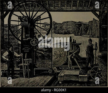 THE FIRST BAND-SAW MACHINE. (Patented by William Newberry in 1808) Has ...