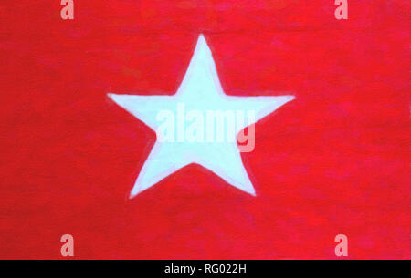 White Star Line flag Stock Photo: 47656622 - Alamy