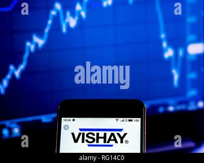 Vishay Intertechnology Semiconductor manufacturing company logo seen ...