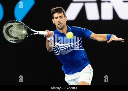 Tennis tournament Australian Open. 7th game day. Russian tennis player ...