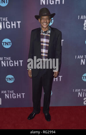 Myles Cranford attending the TNT series premiere of 'I Am the Night' at ...