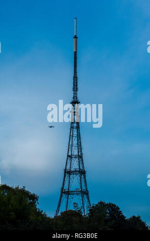 radio mast at crystal palace london england Stock Photo - Alamy