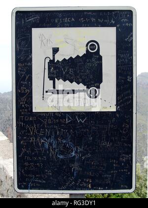 Mallorca sign sightseeing Stock Photo - Alamy